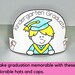 Printable Graduation Hat and Graduation Cap for Preschool, Kindergarten ...