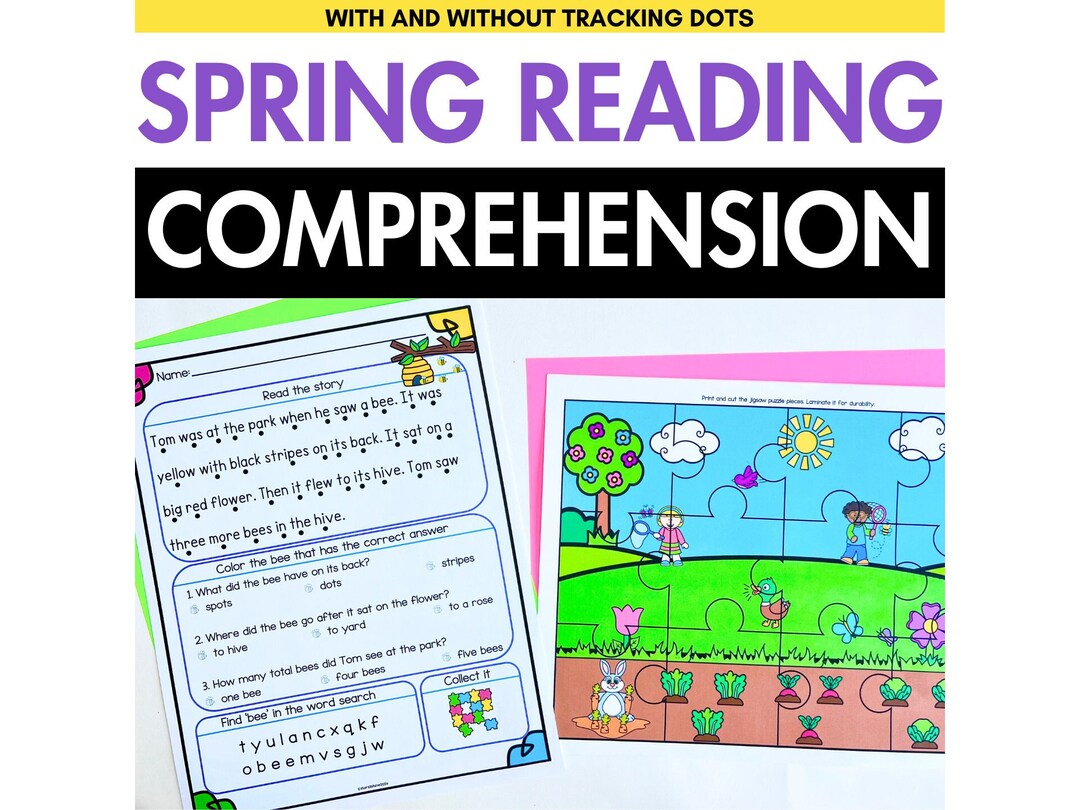Spring Reading Comprehension Passages and Questions Printable for ...