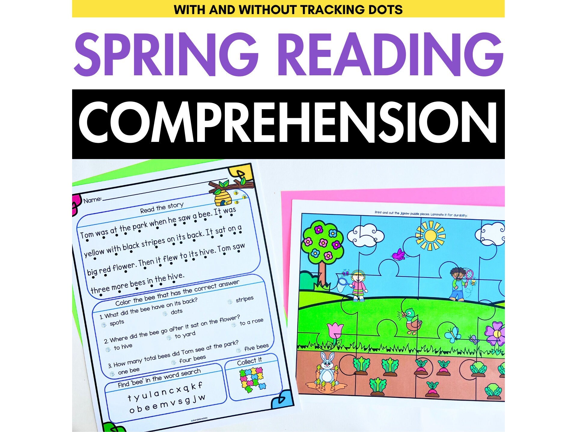 Spring Reading Comprehension Passages and Questions Printable for ...