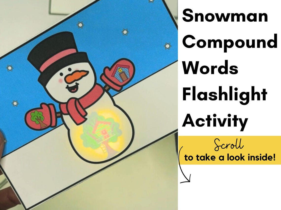Compound Words With Pictures & Words | Compound Word Flashlight ...