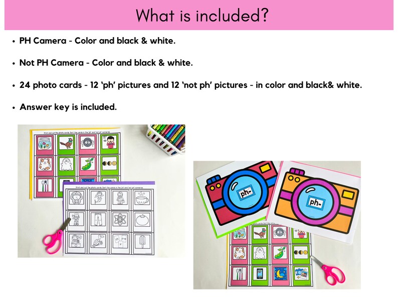 Beginning PH Digraph Sort | Beginning PH Digraph Sorting Activity | PH ...