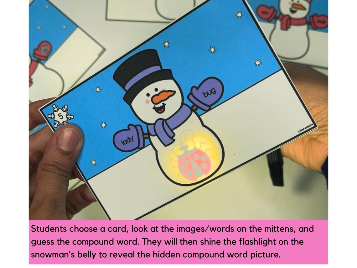Compound Words With Pictures & Words | Compound Word Flashlight ...