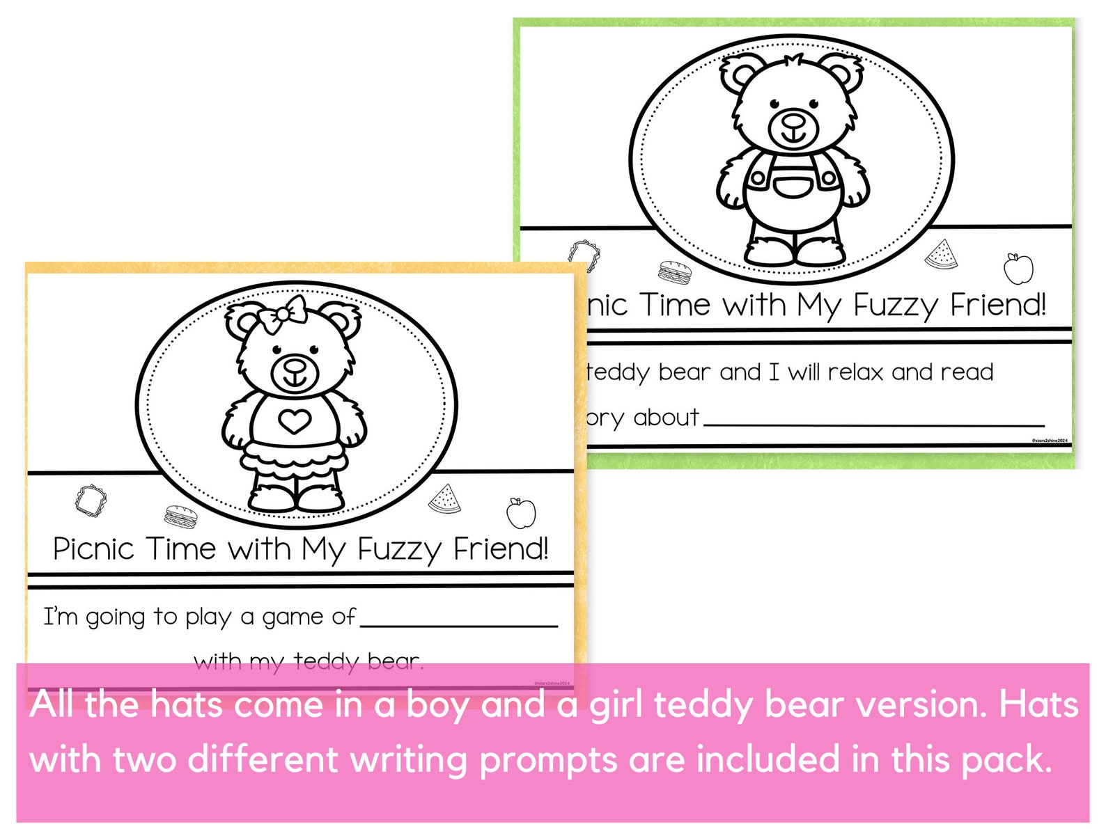 Teddy Bear Picnic Craft | Teddy Bear Hats for Teddy Bear Picnic Day ...