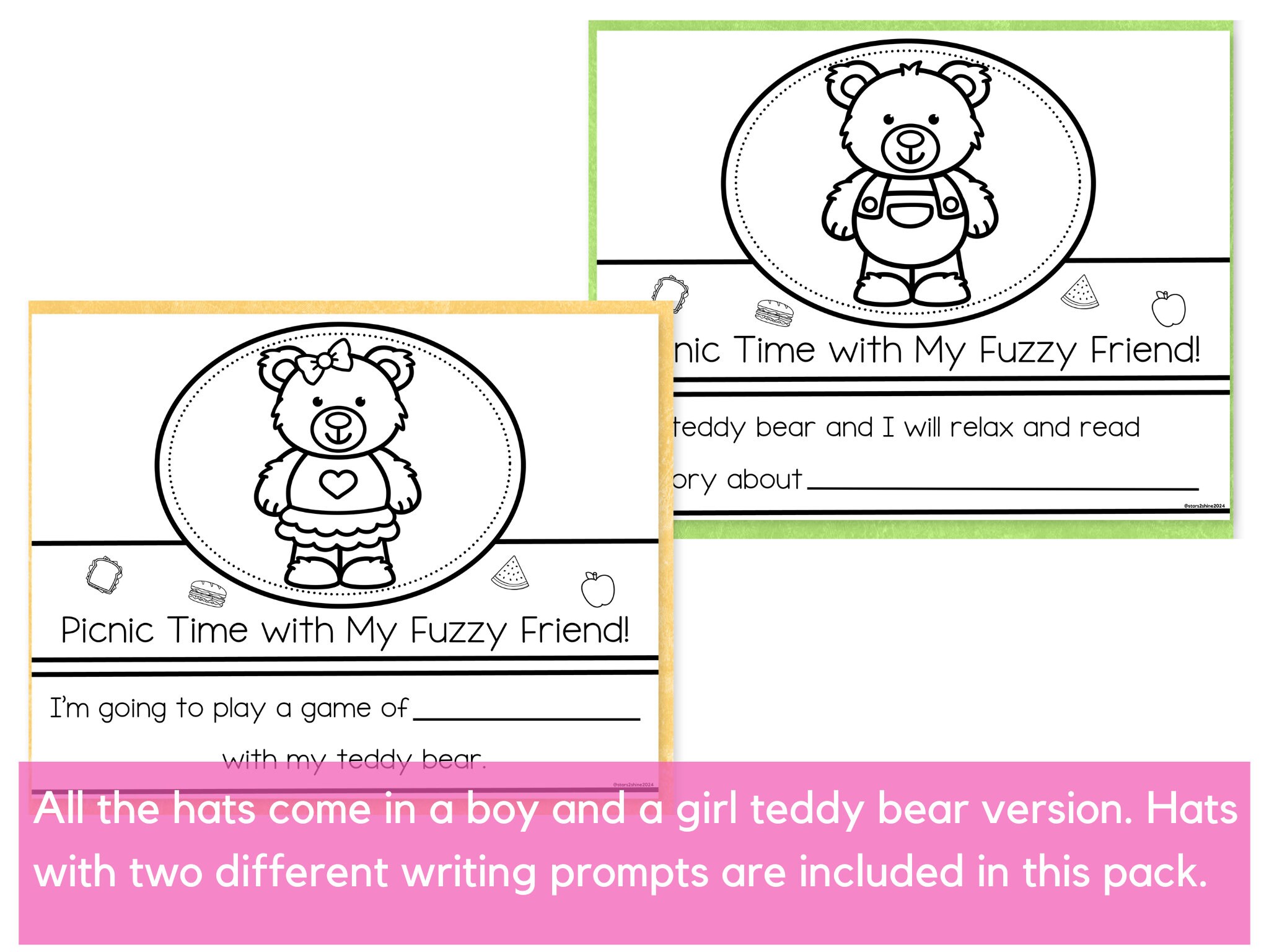 Teddy Bear Picnic Craft | Teddy Bear Hats for Teddy Bear Picnic Day ...