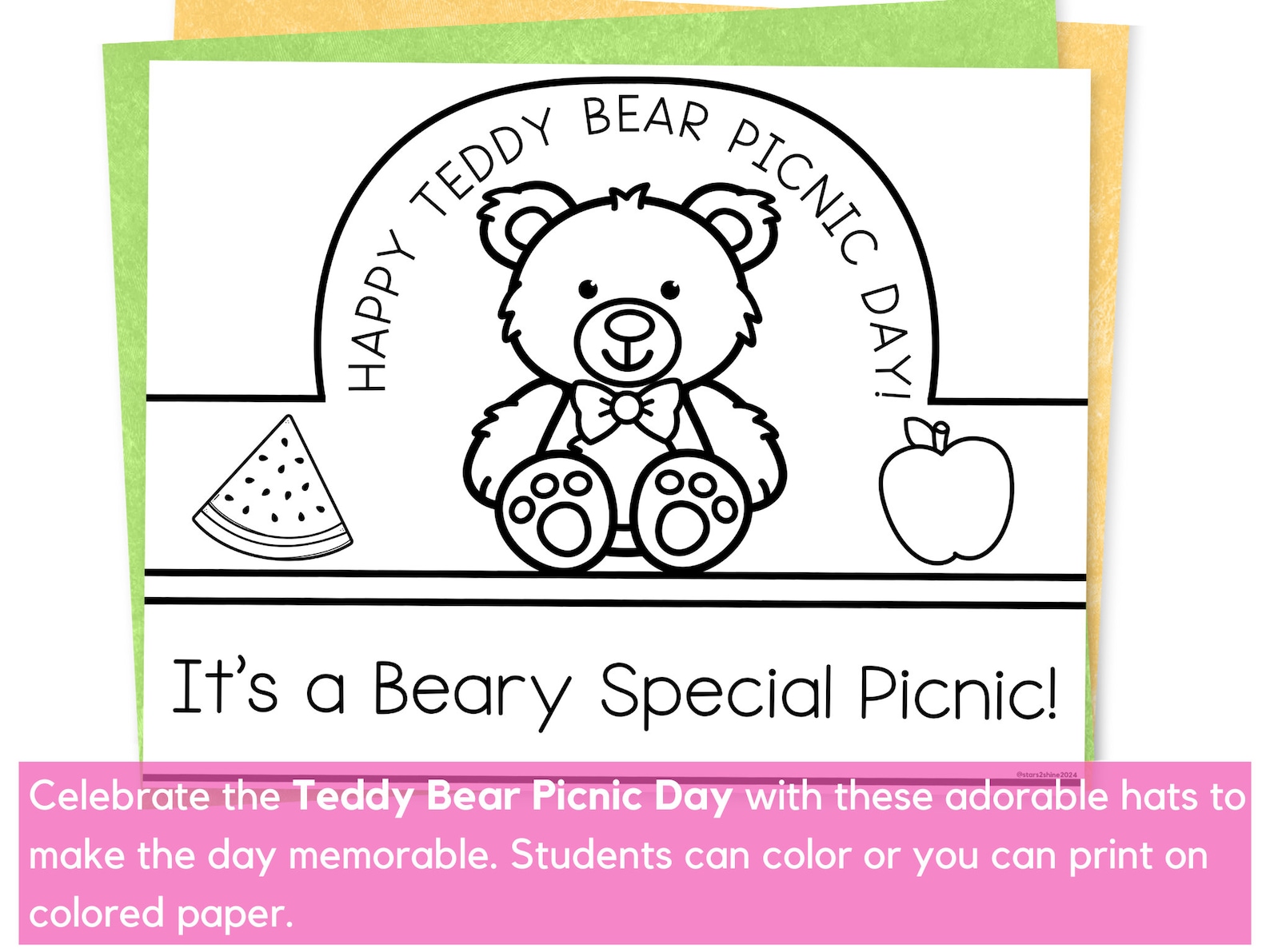 Teddy Bear Picnic Craft | Teddy Bear Hats for Teddy Bear Picnic Day ...