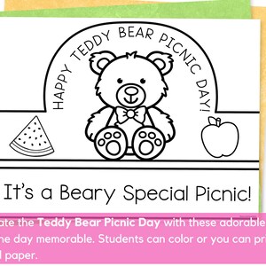 Teddy Bear Picnic Craft | Teddy Bear Hats for Teddy Bear Picnic Day ...
