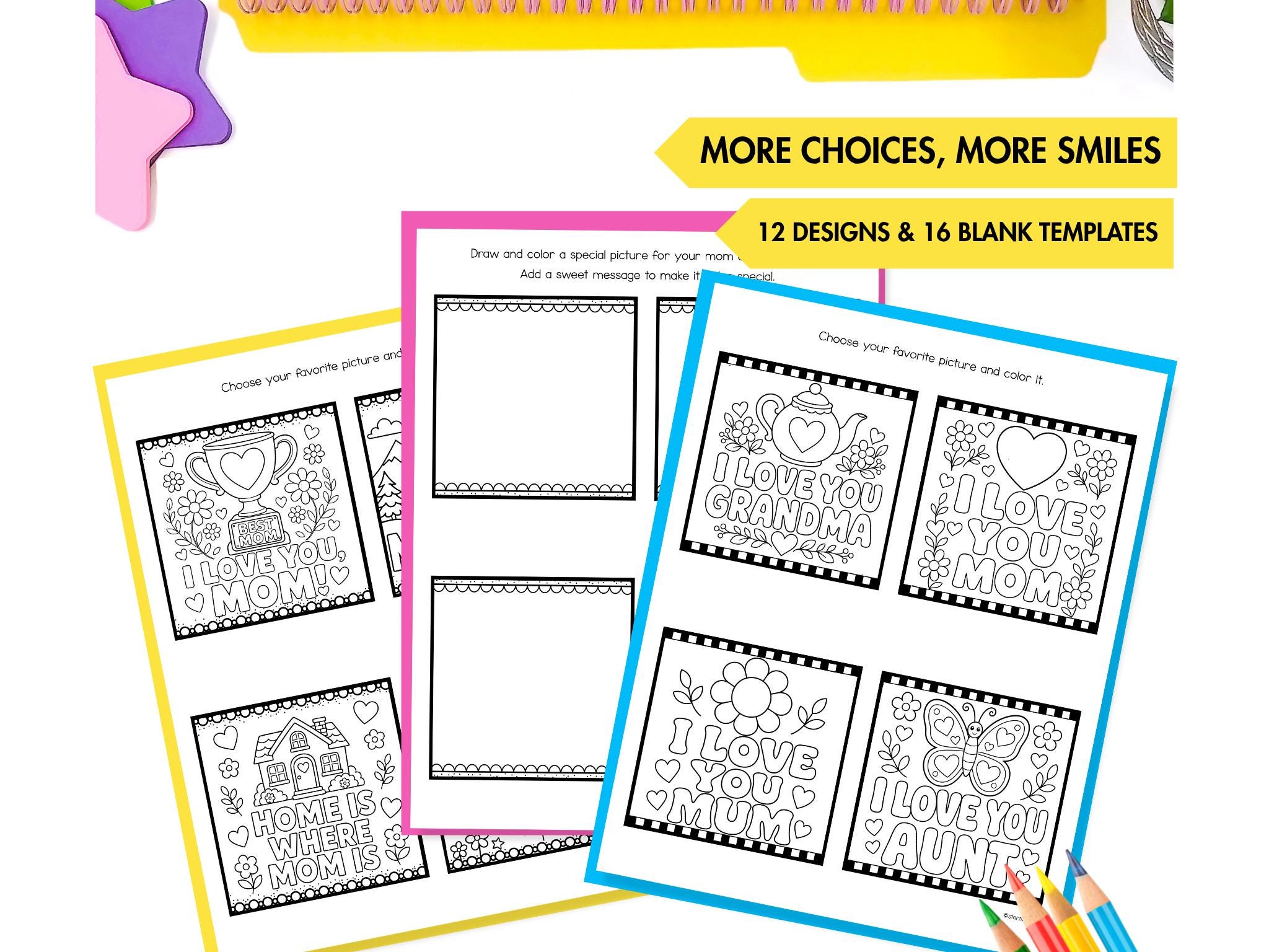 Mothers Day Coaster Craft for Kids | Tile Coaster Mothers Day Activity ...