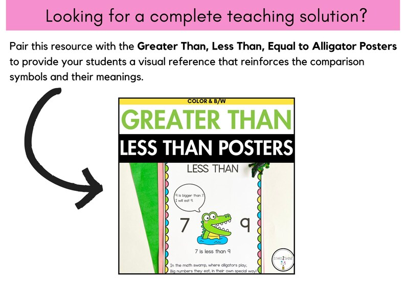 Greater Than Less Than Equal to Worksheet | Comparing Numbers to 20 ...