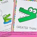 Greater Than Less Than Alligator Posters | Greater Than Less Than Equal ...