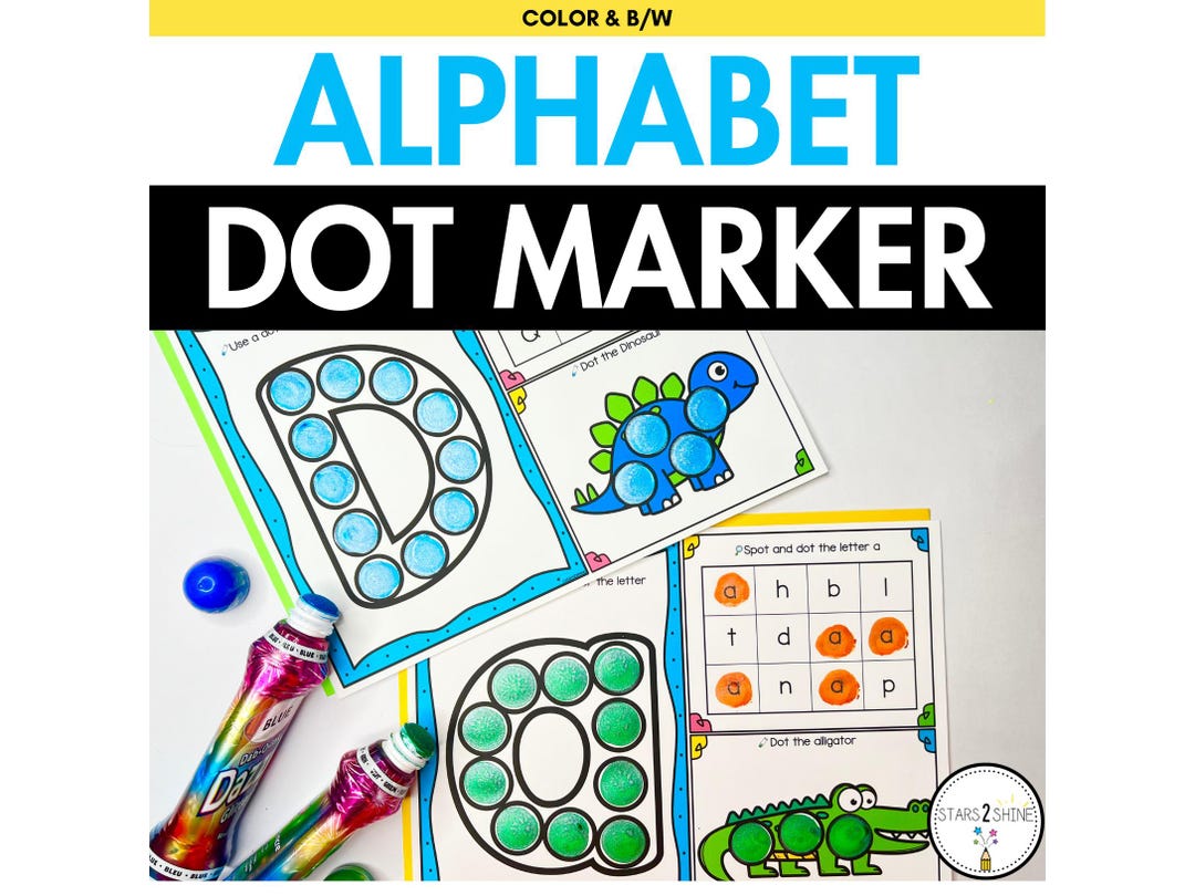 Alphabet Dot Marker Printable Worksheets | Letters Bingo Dauber ...