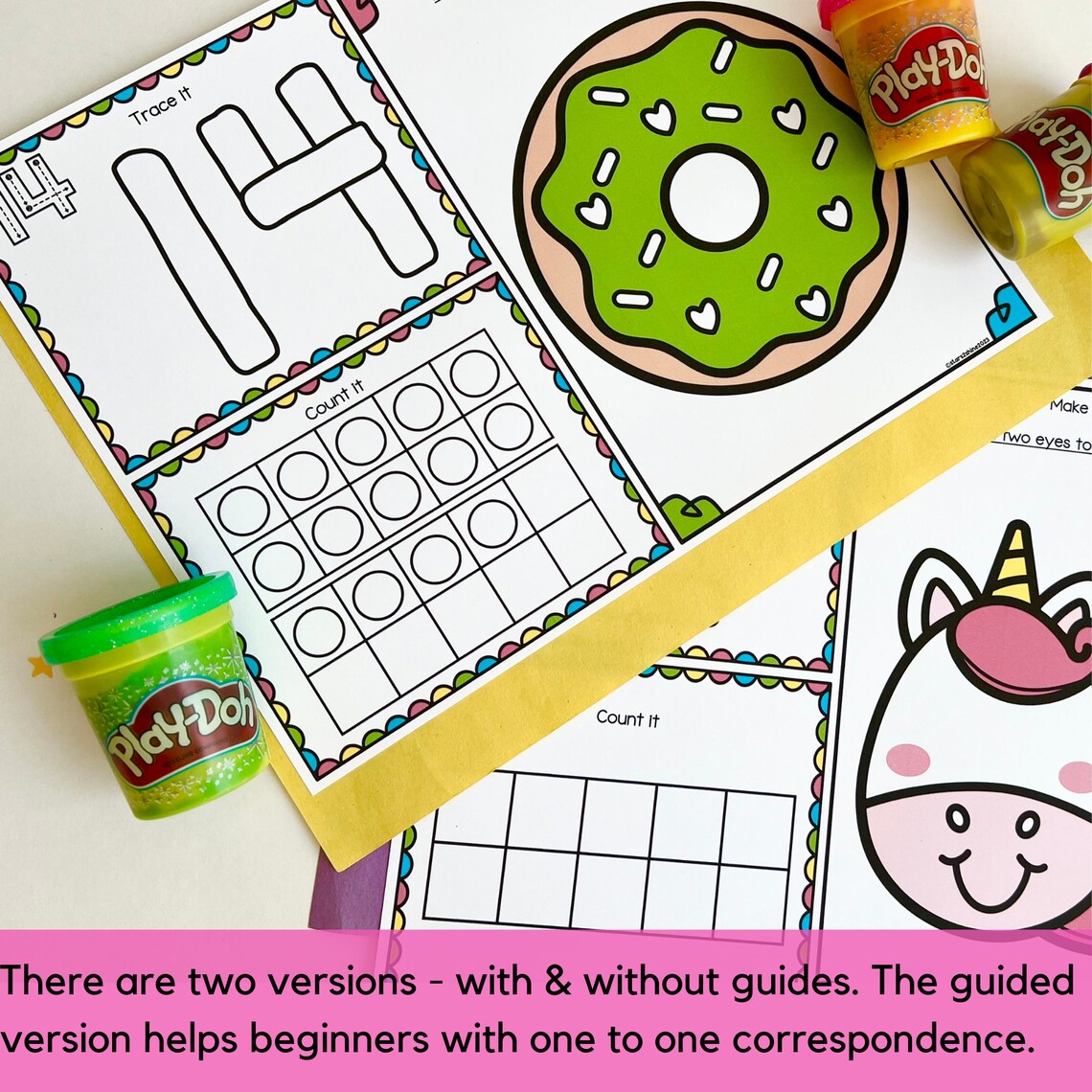 Printable Playdough Number Mats 1 - 20 With Ten Frames | Number ...