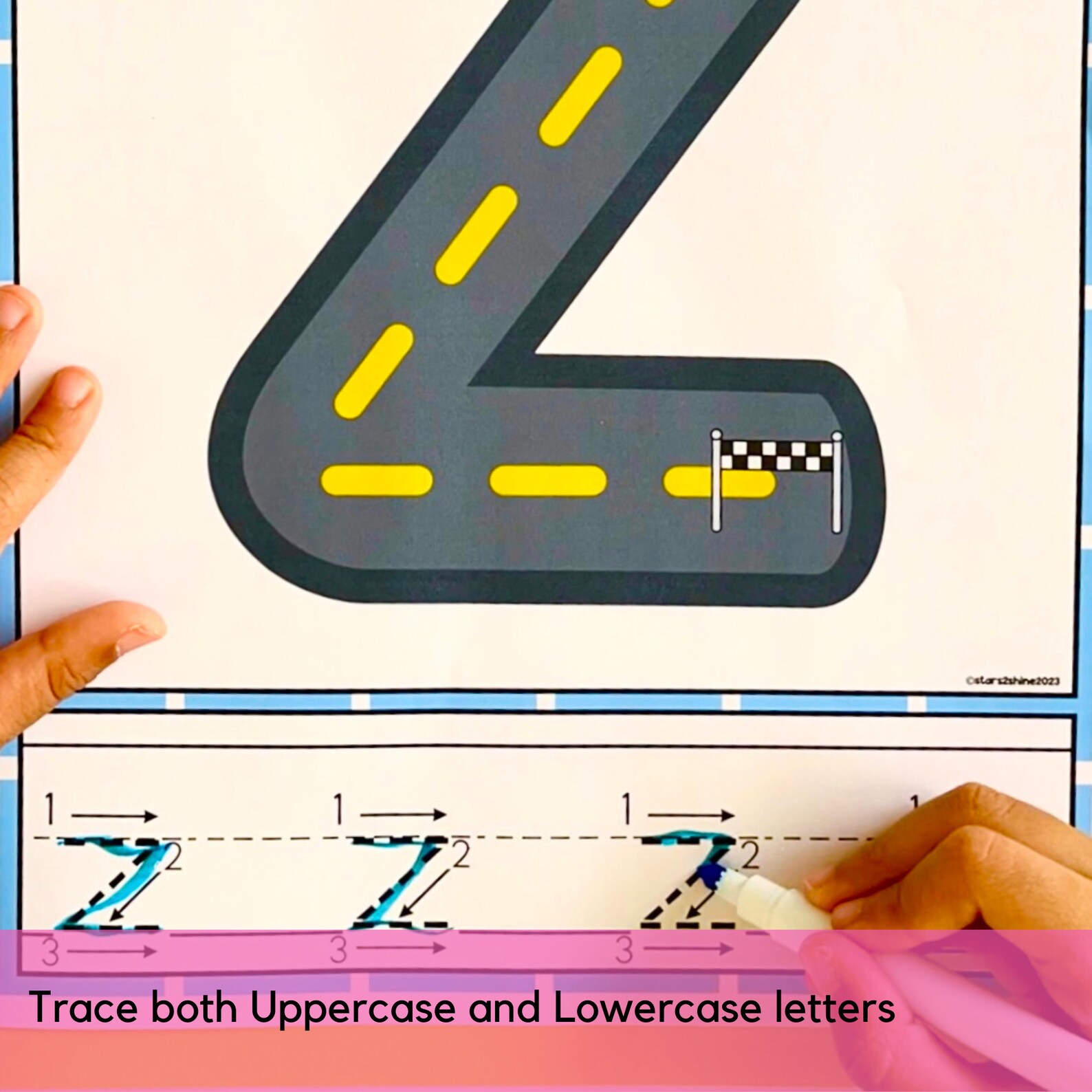 Race Car Letter Formation Mats | Road Alphabet Fine Motor Activity ...