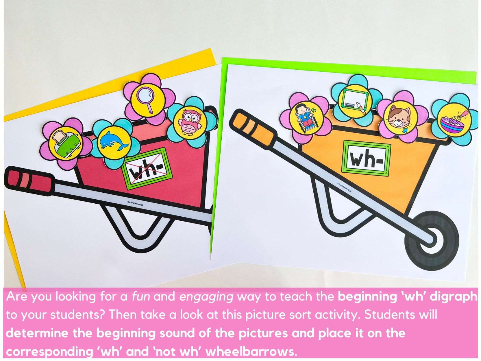 Beginning WH Digraph Sort | Beginning WH Digraph Sorting Activity ...