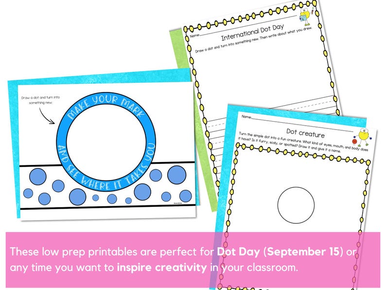 International Dot Day Printables | Dot Day Coloring Page | Dot Day ...