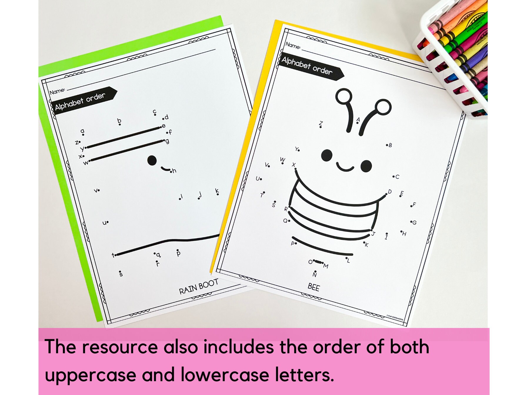 Spring Skip Counting Dot to Dot ABC Order Dot to Dot Worksheets Spring ...