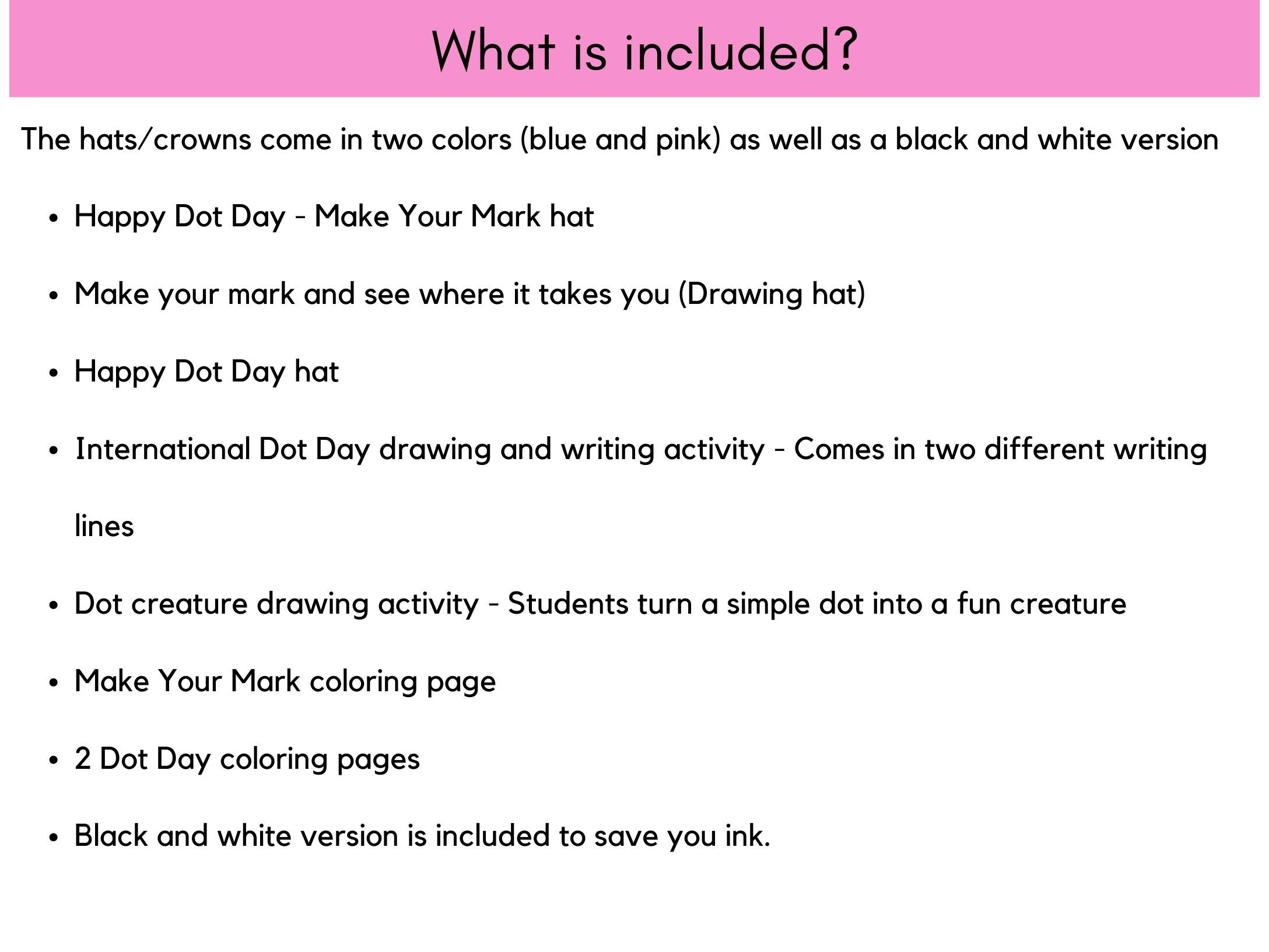 International Dot Day Printables | Dot Day Coloring Page | Dot Day ...