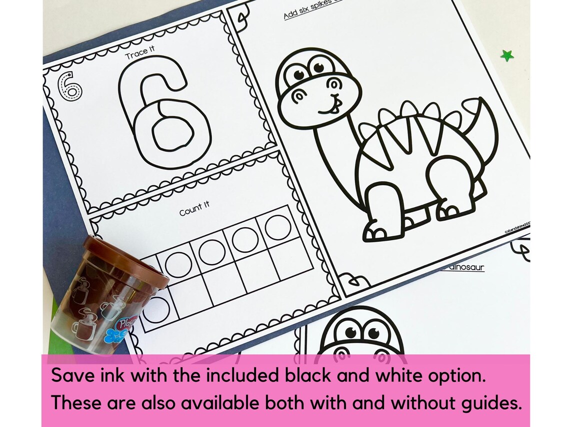 Printable Playdough Number Mats 1 - 20 With Ten Frames | Number ...