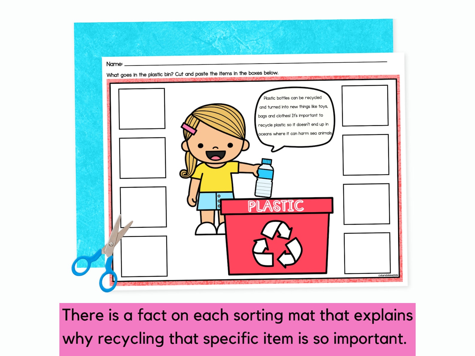 Earth Day Recycling Sort - Recycle Sort Activity - Recycling Cut and ...