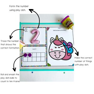 Printable Playdough Number Mats 1 - 20 With Ten Frames | Number ...