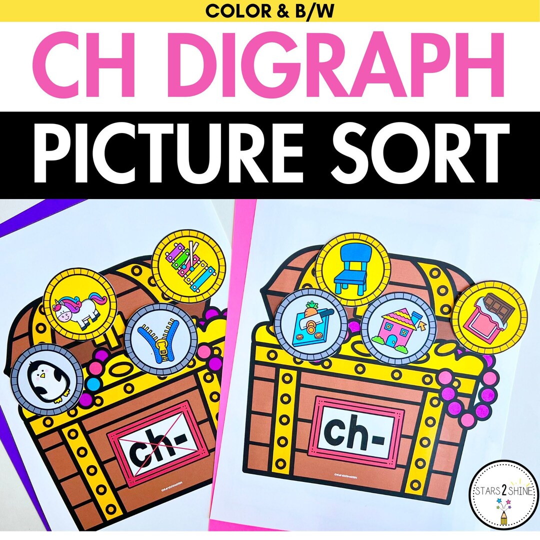 Beginning CH Digraph Sort | Beginning CH Digraph Sorting Activity ...