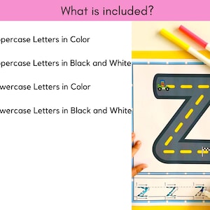 Race Car Letter Formation Mats | Road Alphabet Fine Motor Activity ...