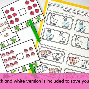 Greater Than Less Than Equal to Worksheet | Comparing Numbers to 20 ...