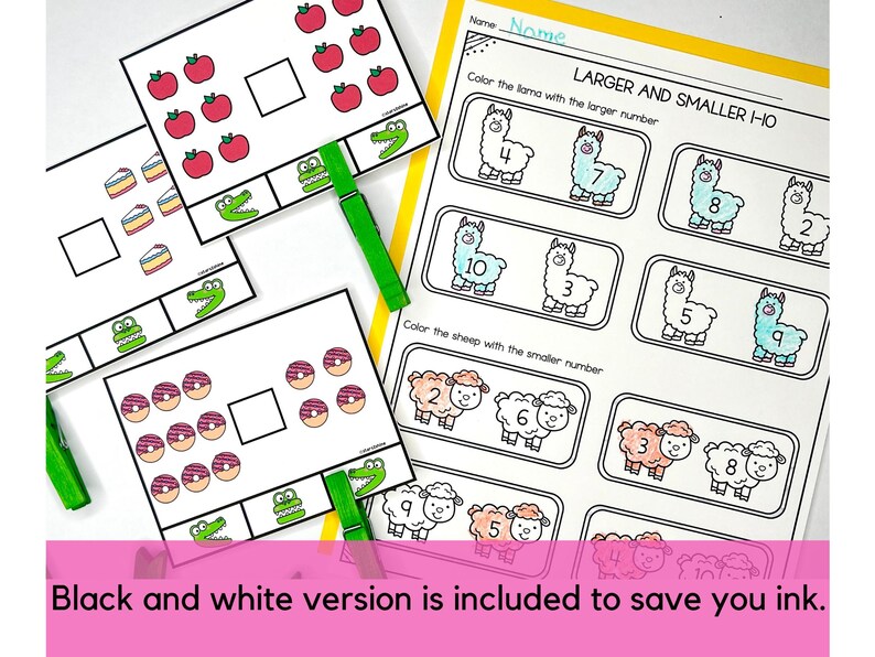 Greater Than Less Than Equal to Worksheet | Comparing Numbers to 20 ...