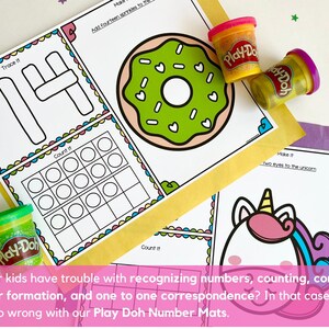 Printable Playdough Number Mats 1 - 20 With Ten Frames | Number ...