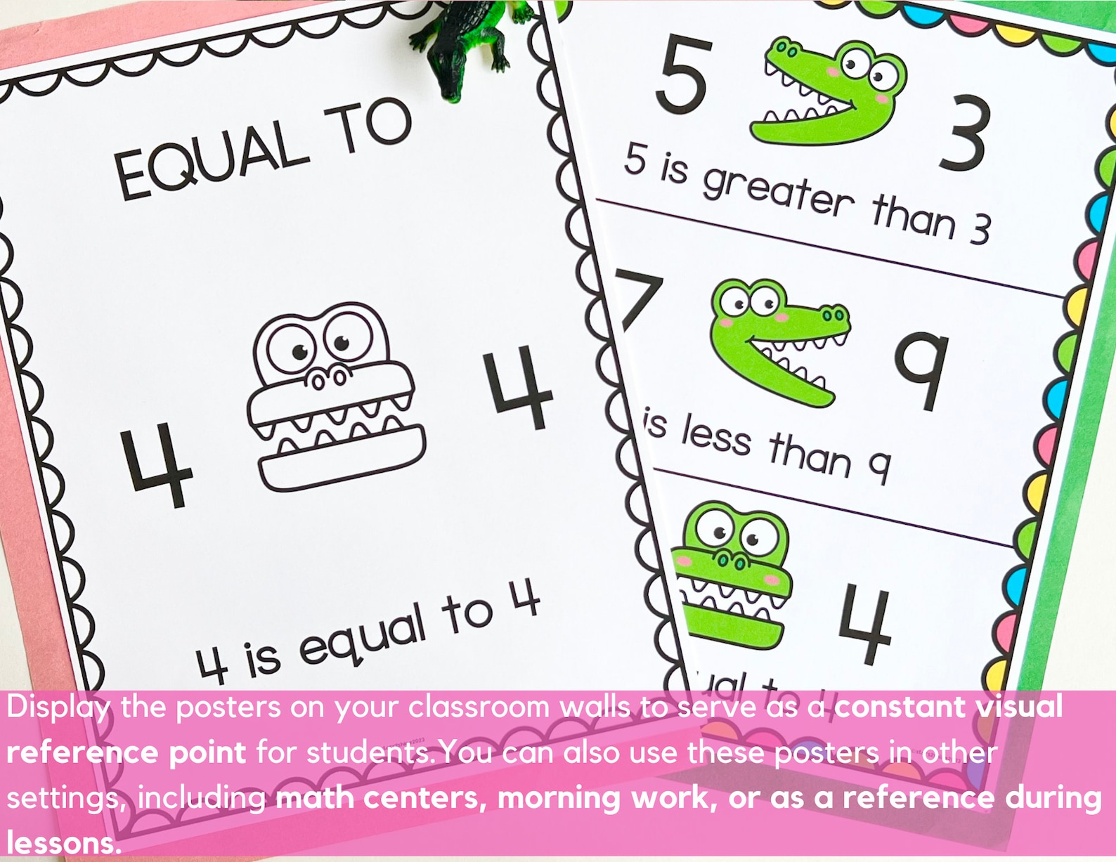 Greater Than Less Than Alligator Posters | Greater Than Less Than Equal ...