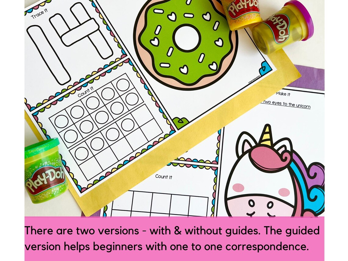 Printable Playdough Number Mats 1 - 20 With Ten Frames | Number ...