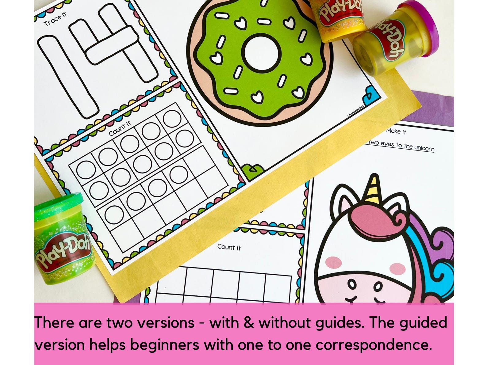 Printable Playdough Number Mats 1 - 20 With Ten Frames | Number ...