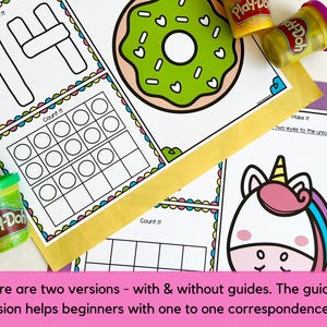 Printable Playdough Number Mats 1 - 20 With Ten Frames | Number ...