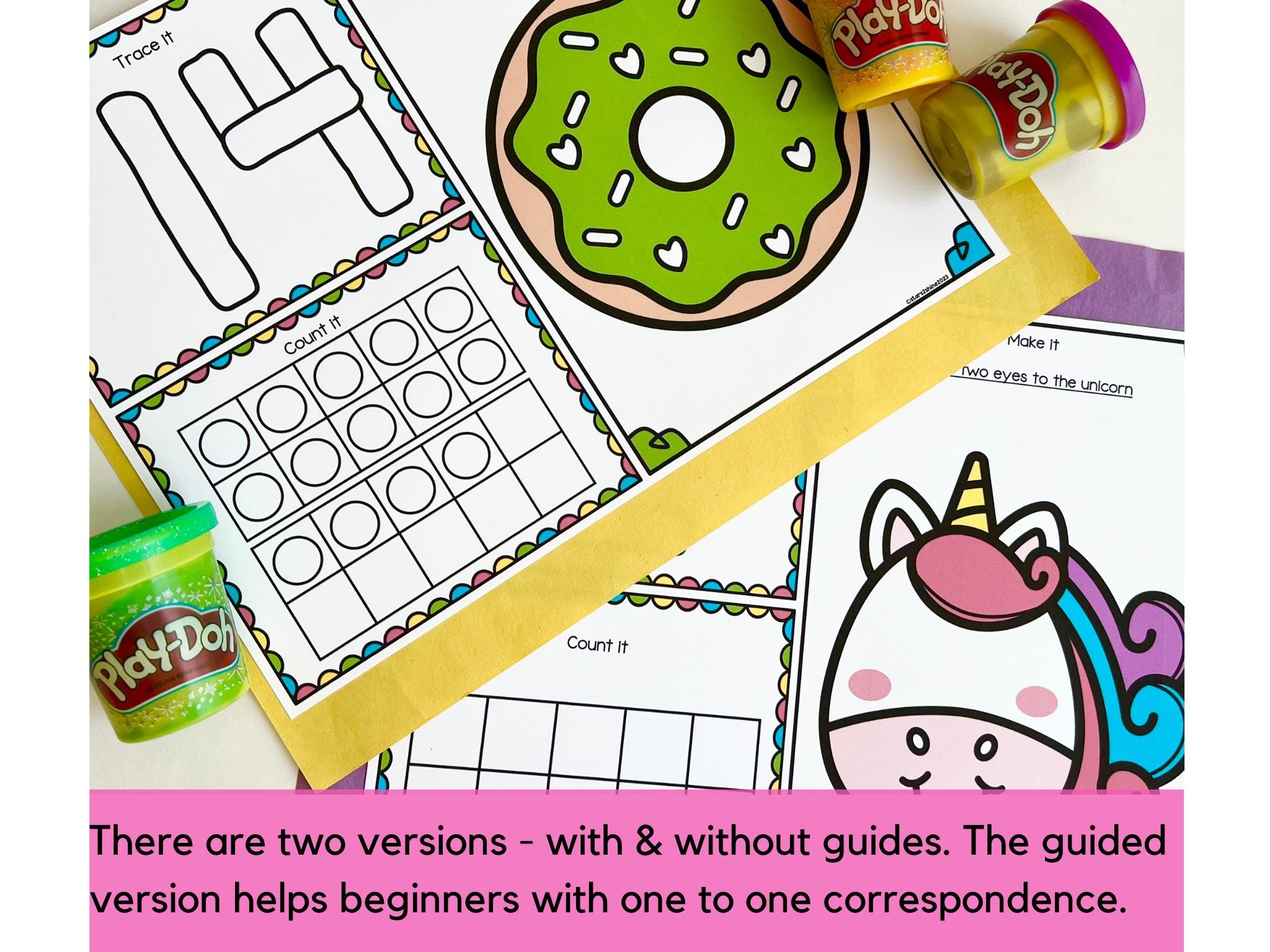 Printable Playdough Number Mats 1 - 20 With Ten Frames | Number ...