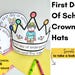 First Day of School Crowns or Hat for Preschool, Kindergarten, 1st ...