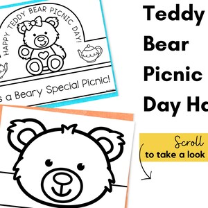 Teddy Bear Picnic Craft | Teddy Bear Hats for Teddy Bear Picnic Day ...