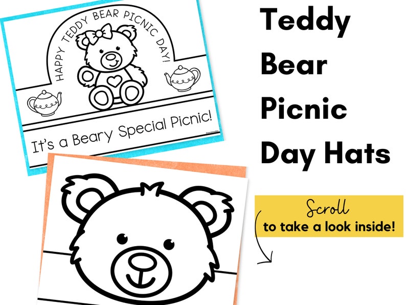 Teddy Bear Picnic Craft | Teddy Bear Hats for Teddy Bear Picnic Day ...