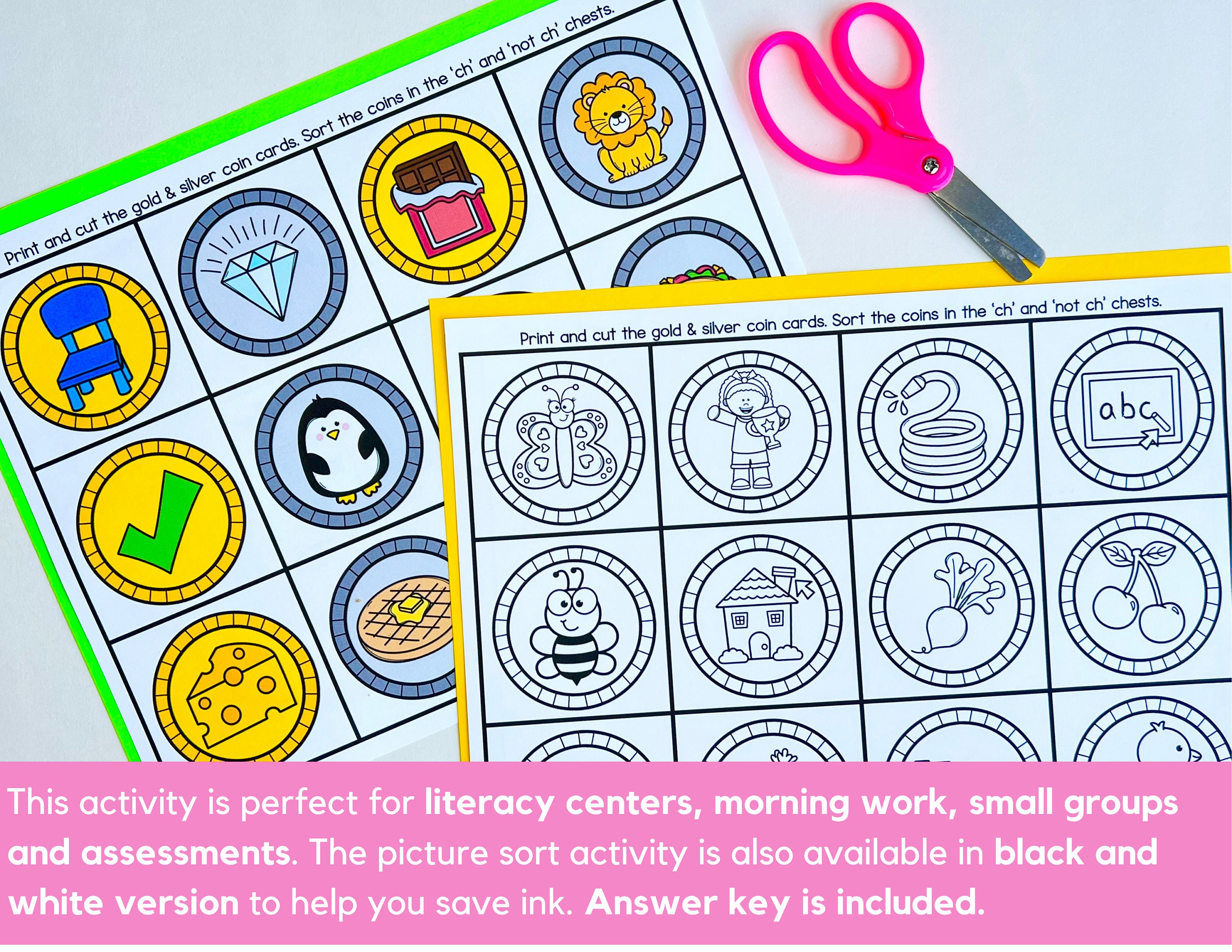 Beginning CH Digraph Sort | Beginning CH Digraph Sorting Activity ...