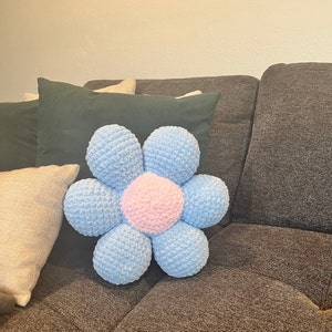 Flower Pillow Crochet Pattern - Etsy