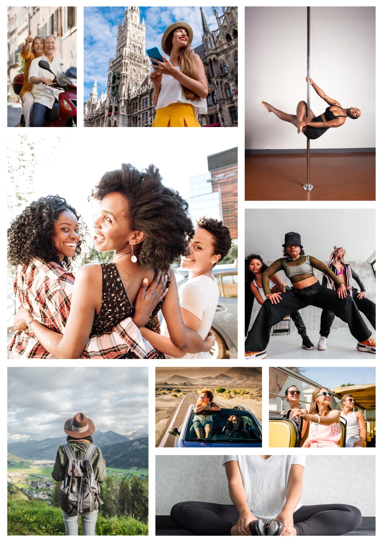 2025 Vision Board Kit Printable PDF for Manifesting Happiness Mood ...