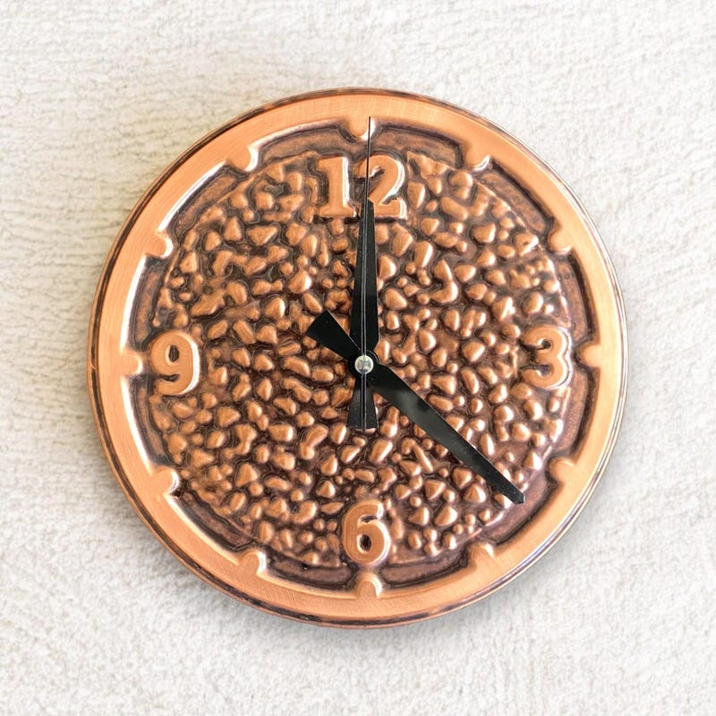 Copper Clock - Etsy
