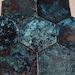 Rustic Patina Copper Wall Tiles, Artistic Home Decor Gift, Ideal for ...