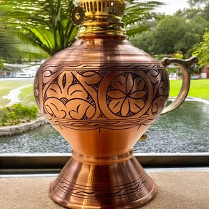 Gas Lamp Copper, Vintage Style Copper Gas Lamp, Rustic Outdoor Lighting ...