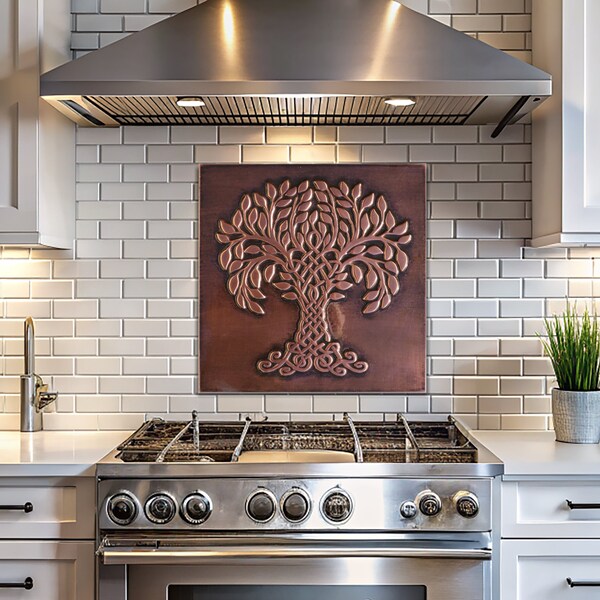 Copper Backsplash Tree of Life - Etsy