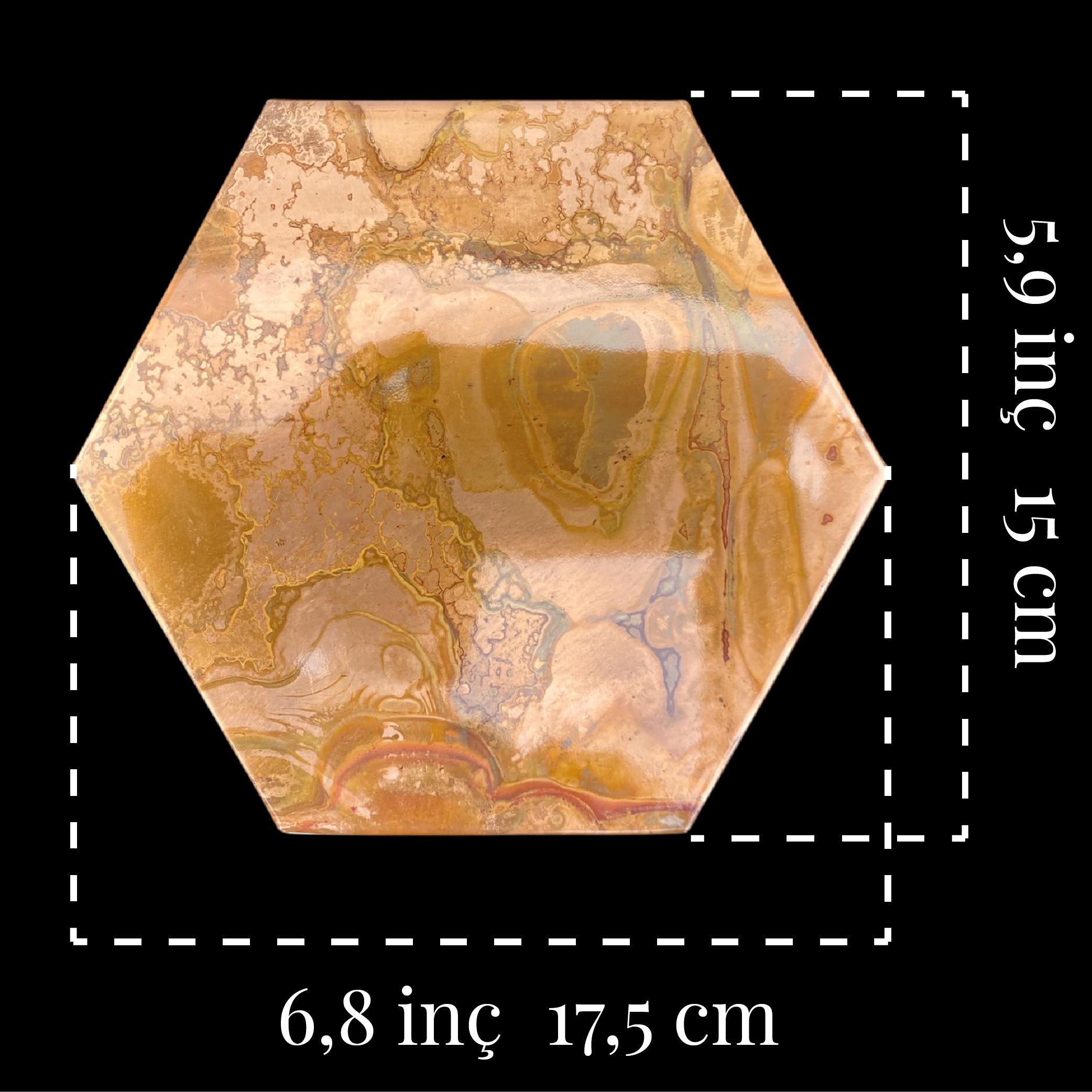 Handmade Copper Hexagon Wall Tile: Kitchen Backsplash Art - Etsy