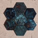 Rustic Patina Copper Wall Tiles, Artistic Home Decor Gift, Ideal for ...