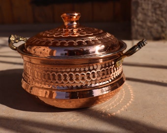 Handmade Carved Engraved Copper Pots, - Etsy