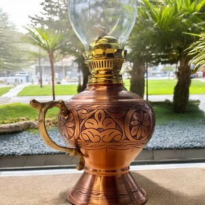 Gas Lamp Copper, Vintage Style Copper Gas Lamp, Rustic Outdoor Lighting ...