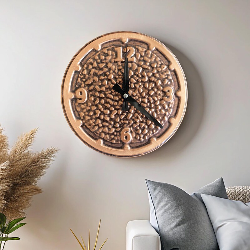 Copper Clock - Etsy