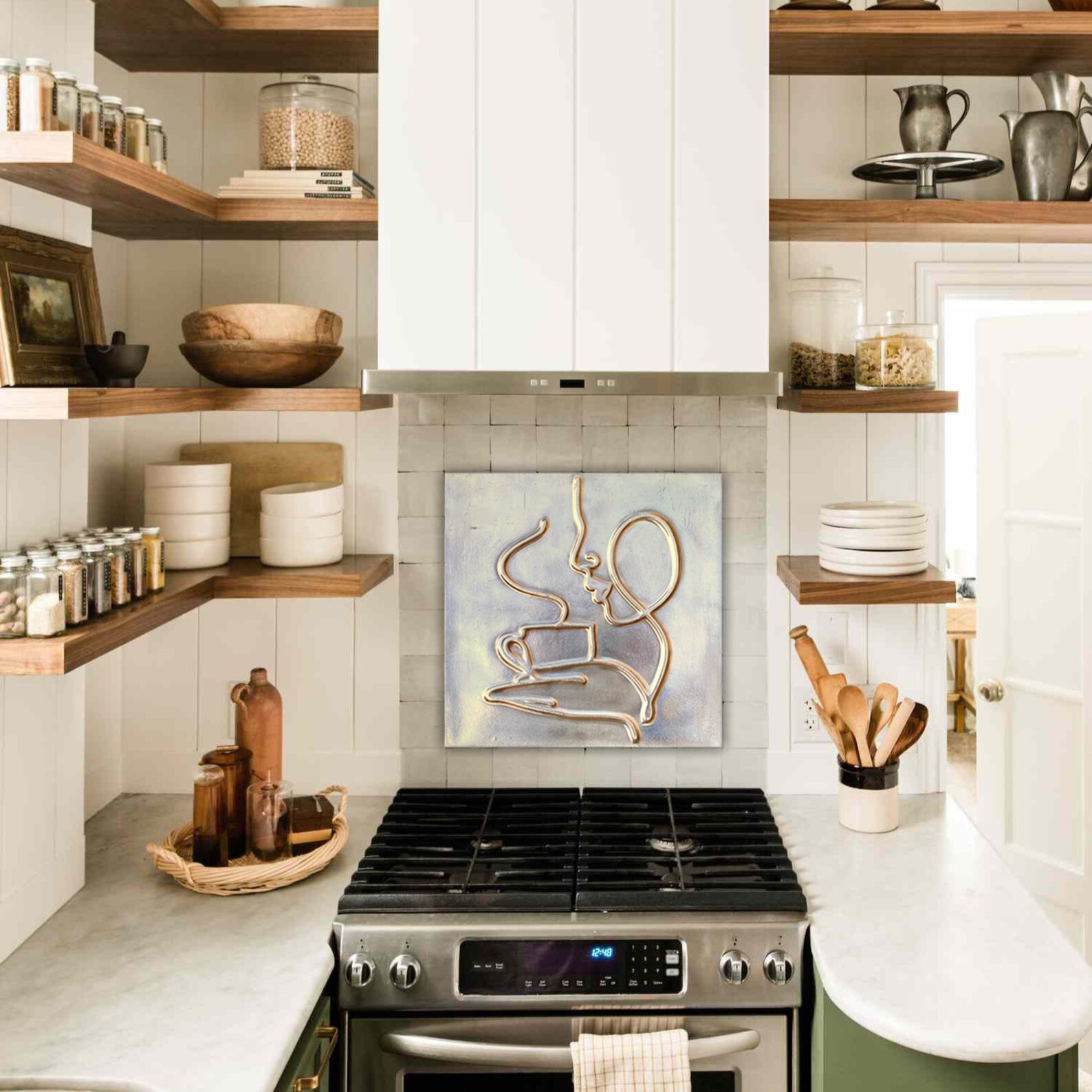 Kitchen Art Decor, Handmade Art, Handmade Kitchen Wall Decor, Kitchen ...