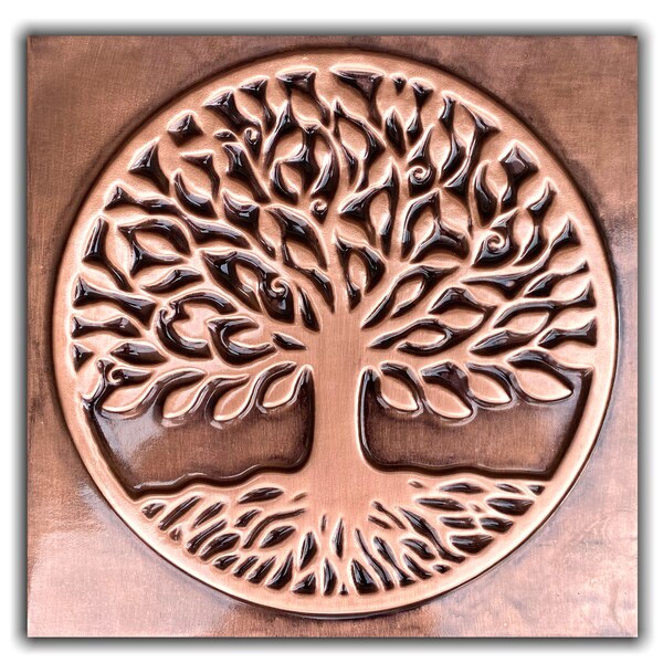 Copper Tree of Life Backsplash - Etsy